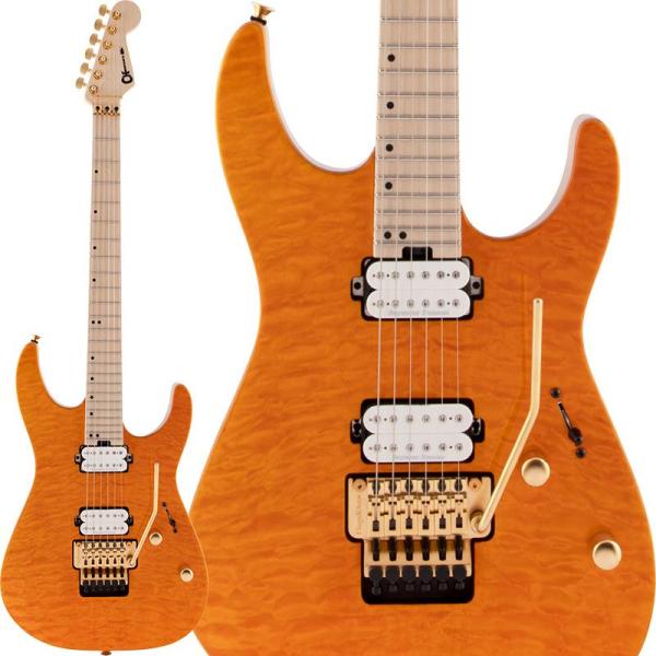 Charvel Pro-Mod SeriesPro-Mod DK24 HH FR M Mahogany with Quilt Mapleは、エレガントさとハイパフォーマンスを完璧に融合し、クリエイティブな音楽的ビジョンと多様性を持つ新しいタ...