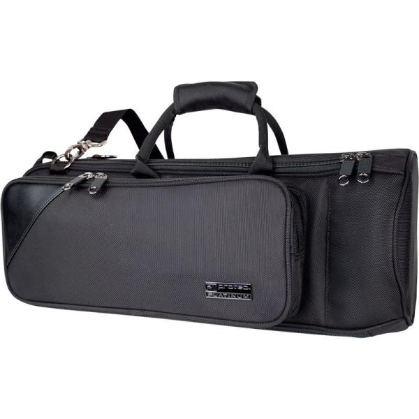 PROTEC PL238プロテック プラチナシリーズ PL238しっかりとしたクッションで楽器を守るソフトケース。Bbロータリートランペットなどの大型モデルもしっかり入るメイン収納と、ファスナーでマチを調節でき、複数のミュートが入るサブ収納...