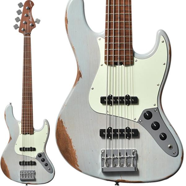 上位機種WOODLINEの系譜を次ぐBacchus Global seriesルからヴィンテージの風合いを感じる「エイジドフィニッシュ」5弦モデルが登場！本機は一本一本手作業で行われるボディのエイジド加工により、自然な経年変化を再現していま...