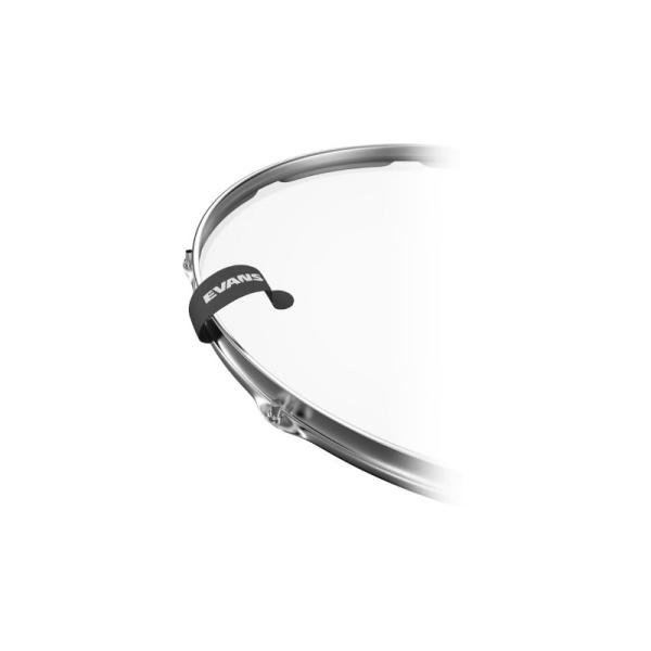 MIN-EMAD は、アタック音やトーン、フィーリングはそのままに不要な倍音をコントロールするダンパーです。フープに取り付け、ヘッドに直接ミュートをかけます。主に4種の貼り付け方法 (UNDAMPED、MINIMAL、MODERATE、TR...