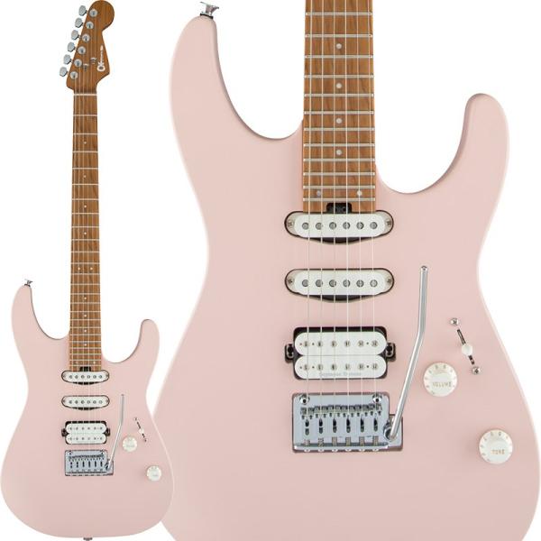 Charvel Pro-Mod Seriesアルダー材を使用したDinkyボディは、高音域へのアクセスを容易にするスキャロップドバックバウトとシュレッダーズカットヒールが特徴です。ボルトオン式のキャラメルメイプル スピード ネックにはグラフ...