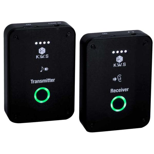 初めてのイヤモニ「初モニ」 プロレベルの音質と利便性を兼ね備えたイヤーモニターシステム！初めてのバンドボーカル、ギターイヤモニに！小規模ライブハウスのパフォーマンスUPにもぜひ！「KWS EM1」は、プロ仕様のロスレス音質を実現したステレオ...