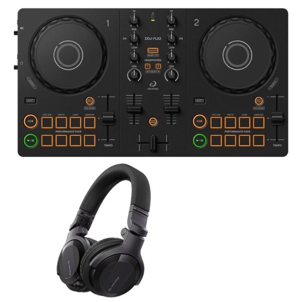 ★多くのDJアプリに対応する人気の小型DJコントローラーと入門者向け高品質DJヘッドホンを組み合わせたセット！★■セット内容DJコントローラー AlphaTheta DDJ-FLX2ヘッドホン Pioneer DJ HDJ-CUE1コンパク...