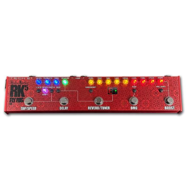 人気シグネチャーペダル、リッチー・コッツェンシグネチャーモデル「RK5 Ver.3」とバージョンアップして帰ってきました！言うまでもなくエフェクトペダルの進化を象徴する一台、Fly Rig 5の機能を最大限に活用し、リッチー・コッツェンの独...