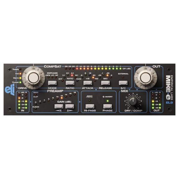 プリアンプ、コンプレッサー、サチュレーターが1つに！Mike-Eの中核はクラス最高峰のCompSatです。コンプレッサーの骨格をなすのは伝説のDistressorであり、現存する同時代のコンプレッサーの中で最も支持を得たものの1機種。制御範...