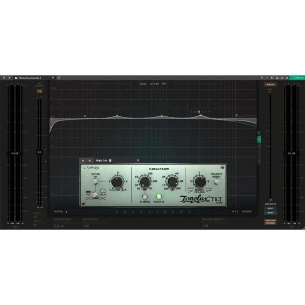 EqualizersとAdd-On可能なTonelux Tilt and Tilt Liveのバンドル！Softube製のモデリングEQプラグインを「Equalizers」内に読み込んで使用可能。バンドル製品は単体プラグインとしてももちろん...