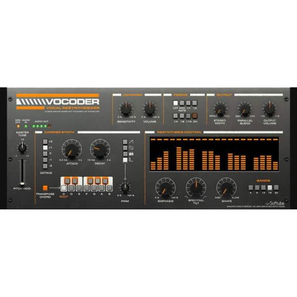 Softubeが示すボーカル・リシンセサイザー！ベル研究所で開発されたボコーダーは、1970年代以降の音楽文化に密かな基盤を築き、Electric Light Orchestra、Imogen Heap、Daft Punk、Herbie H...