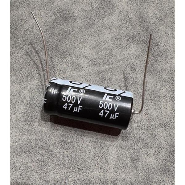CAP AE AX 47uF 500V +50%-10%イケベカテゴリ_楽器アクセサリ_ギター・ベース用パーツ_キャパシター・電装品_Fender USA_新品SW_Fender USA_新品フェンダー ふぇんだー登録日:2025/08/31
