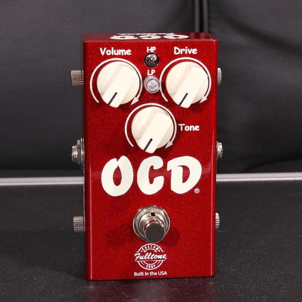 IKEBE 50th Anniversaryを記念して、スペシャルなカラーでオーダーしたOCD V2！！・RUBY SPARKLEカラー・ホワイトノブ・ホワイトロゴFulltone Obsessive Compulsive Drive (O...