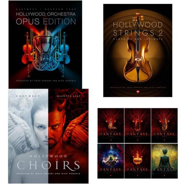 Hollywood Orchestra Opus / Hollywood Fantasy Orchestra / HOLLYWOOD STRINGS 2 / HOLLYWOOD CHOIRSこのバンドルには、史上最も売れ、最も受賞歴のあるオ...