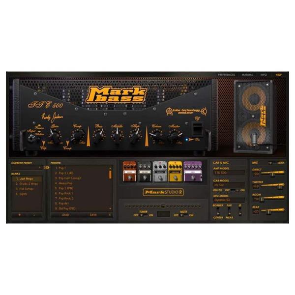 Markbass のトーンをあなたのコンピューターに取り入れましょう！Mark Studio 2 は、最高の Markbass アンプとキャビネットのエミュレーションで、次の機能が含まれています。・6つのマークベースヘッド・9台のマークベー...