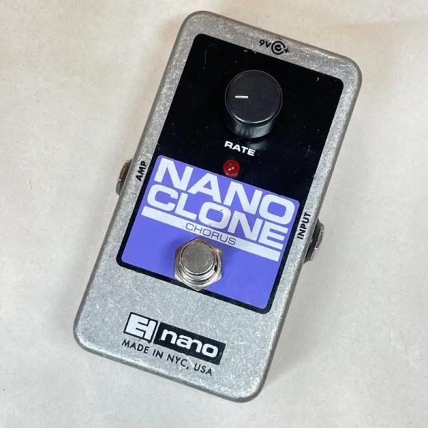 Nanoサイズ版のSmall Clone。アナログ・コーラスだけが持つ、クリアーでリッチ、立体的でウォームな音色は他のコーラスでは得られません。イケベカテゴリ_エフェクター_ギター用エフェクター_モジュレーション系_コーラス_Electro...