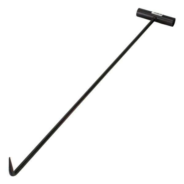 マルチシートの杭抜きに使ったり、グレーチングを上げるのに使える道具です。全長:約680mm重量:約450g材質:鉄