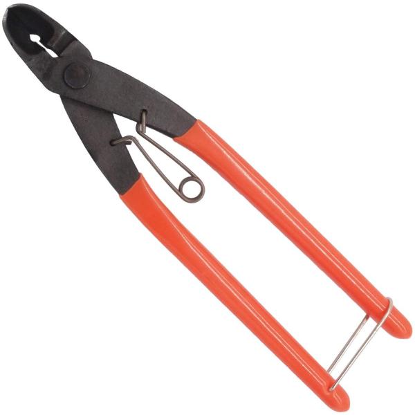 ニッパー型刃物に特化したメーカーである、諏訪田製作所製の果実収穫用鋏です。梨などの果実の収穫時は実を傷つけないように軸を切るため、カーブ刃となっています。全長：約175mm　刃長：約15mm　重量：約120g　材質：刃/刃物鋼日本製