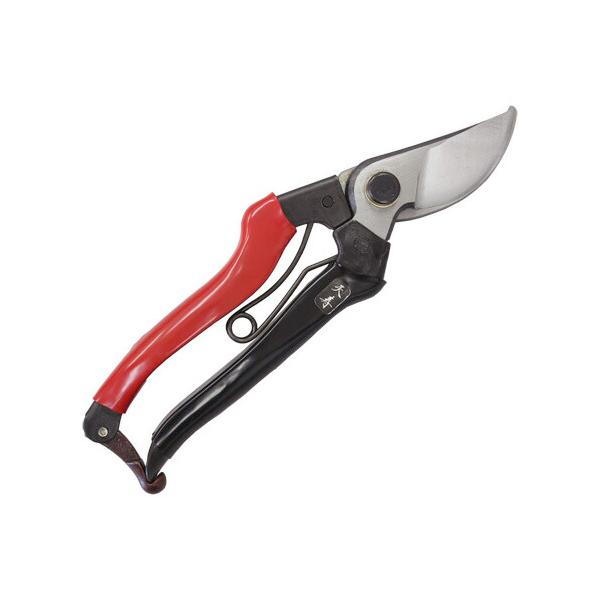 果樹・庭木の剪定や枝切りにぴったり！滑らない安全グリップに、取り外しできるクッションゴム付きです。【仕様】刃渡り：約200mm重量：約226g切断能力：生木15mm