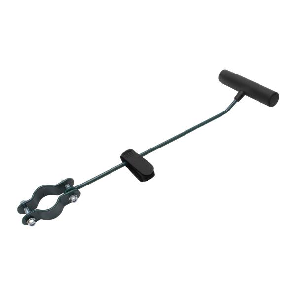 シャベル・スコップの補助ハンドルです。お手持ちのシャベル・スコップに取り付けるだけ！しゃがまずに作業でき、土砂や雪を遠くまで飛ばせます。ハンドル長さ:約33cm重量:約230g材質:鉄部:スチール製(焼入れ済み)塗装:樹脂粉末焼付け塗装ハン...