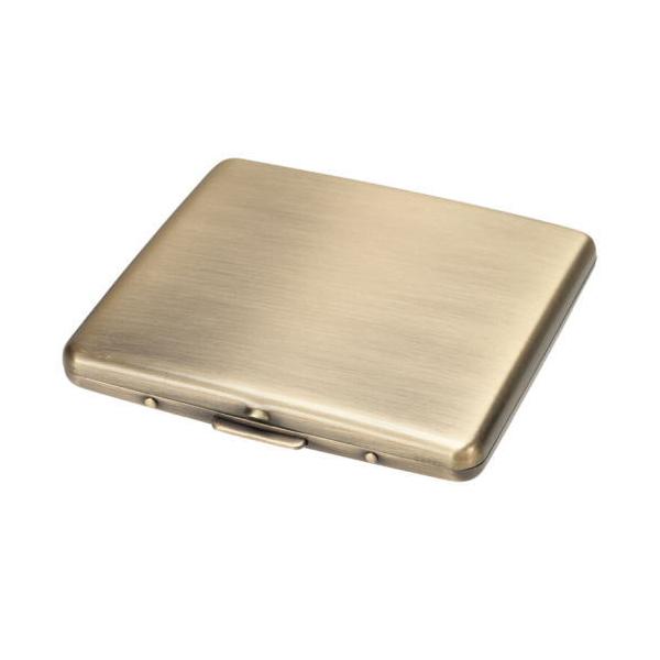 A-FLAT CASE１1/4 エーフラットケース　真鍮古美サテン シガレットケースアルファベットの「A」をモチーフにした新開発のたばこ押さえでしっかりホールド。１1/4ワン＆クオーターサイズ（長さ79ｍｍ）がピッタリ収まる、ありそうでなか...