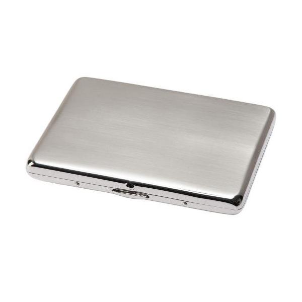 坪田パール タバコ ケース ロングサイズ(100mm) 9本収納/レギュラー(70mm) 12本収納カラー：シルバー材質・仕様　真鍮×ニッケル　サテン仕上げロングサイズ(100mm) 9本収納/レギュラー(70mm) 12本収納付属品：専用...