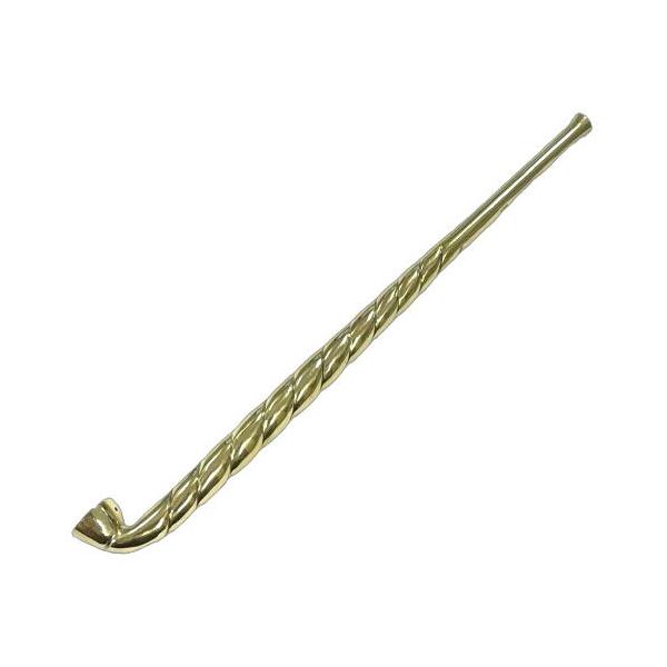 きざみたばこ/手巻き用たばこで使用可。■カラー/ゴールド■サイズ/6寸(約18cm)■付属品/専用紙箱●パイプ・キセル・手巻き用の刻み・シャグたばこは、シエンジロリン村本店で販売中。【すぐ火が消える】の悩み解消には2度点け推奨1度点けると葉...