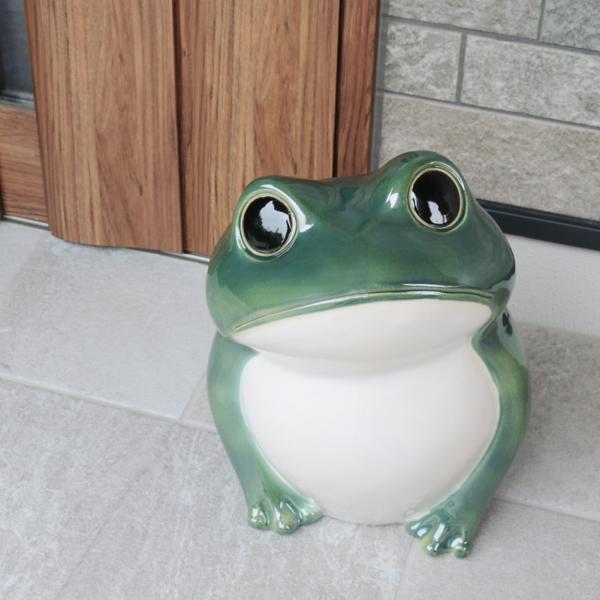 傘立て 信楽焼 かさたて 陶器 信楽焼かさたて 陶器傘立て 和風傘立て やきもの 傘たて つぼ ツボ しがらき 傘入れ 新築祝 結婚祝 開店祝 玄関 インテリア 収納＜ 品名・品番 ＞信楽焼　おかえりカエル　kt-0361＜ サイズ・重量・...