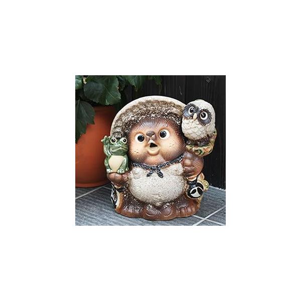 信楽焼 たぬき 置物 置き物 陶器 タヌキ 狸 信楽焼き しがらきやき 焼き物 ギフト 開運 新築祝 結婚祝 開店祝＜ 品名・品番 ＞信楽焼　古信楽　9号古信楽満願成就狸 ta-0138＜ サイズ・重量 ＞幅250×奥行150×高270mm...