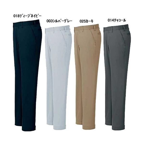 ●素材：ストレッチツイル(綾織り)ポリエステル80%・綿20%　男女兼用秋冬ノータックワークパンツ★帯電防止素材、優れた伸縮性生地で作業中のストレスを軽減。