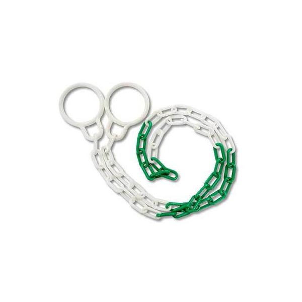 コンパクトに収納可能で持ち運びに便利！両端のリングをコーンに掛けるだけで簡単に設置できます。●長さ：2,100mm●リング内径：86mm●カラー：緑/白