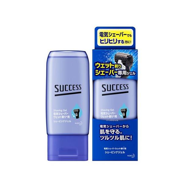 電気シェーバーのすべりをよくして、最後までスイスイ剃れる。化粧水成分＊ 配合のジェルが、「うるおいの保護膜」を形成。肌に負担をかけずに剃れて、ツルツルの肌に。必ず『ウェット剃り※ ができるタイプの電気シェーバー』でお使いください。それ以外の...