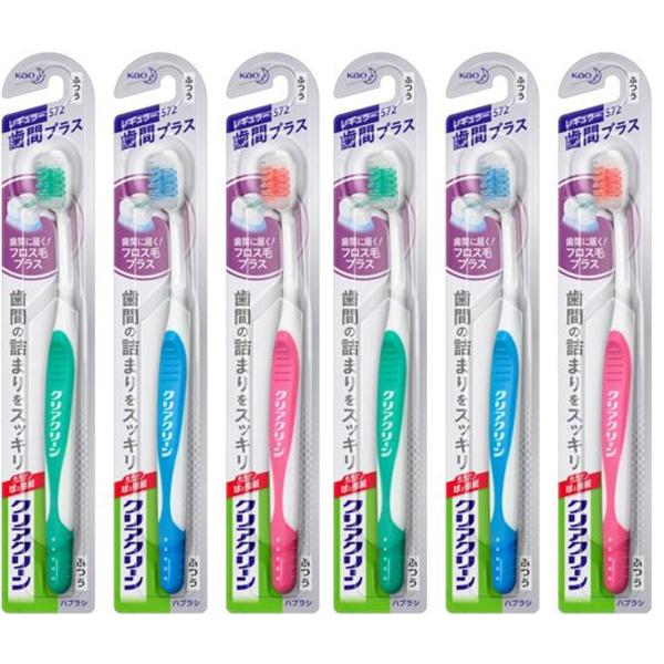 ゆうパケット便　日時指定不可　納品書同梱不可　送料無料　６個セットフロス毛で詰まりやすい歯間までスッキリ！●独自の組み合わせ、毛先に球状毛と極細毛を採用。●球状の毛先だから、歯面の凸凹に密着、歯垢をごっそりかきとる！●極細毛が、すき間の奥の...