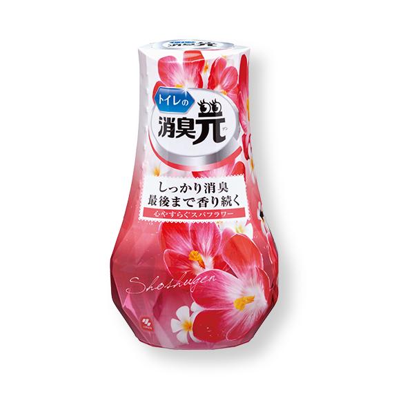 「ワイド消臭フィルター」が悪臭をキャッチ！イヤなニオイをしっかり消臭します。シャバシャバすれば香り復活。液がなくなる最後まで、ず〜っと香りが続きます。消臭フィルターを引き上げ、好きな強さに香り調節。大容量400mLで効果長持ち。【心やすらぐ...