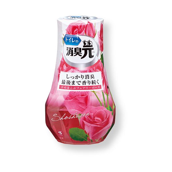 「ワイド消臭フィルター」が悪臭をキャッチ！イヤなニオイをしっかり消臭します。シャバシャバすれば香り復活。液がなくなる最後まで、ず〜っと香りが続きます。消臭フィルターを引き上げ、好きな強さに香り調節。大容量400mLで効果長持ち。【幸せはこぶ...