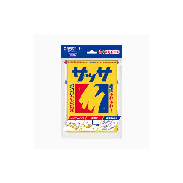 ふだんの拭き掃除からツヤ出しまでこれ1枚！力を入れず、サッと拭くだけの簡単お掃除水なしで、袋から取り出せばすぐに使える、お掃除シートです。ミネラルオイルを配合金鳥独自のホコリ吸着処方で、細かいホコリも逃がしません。ツヤ出し効果もあります。サ...