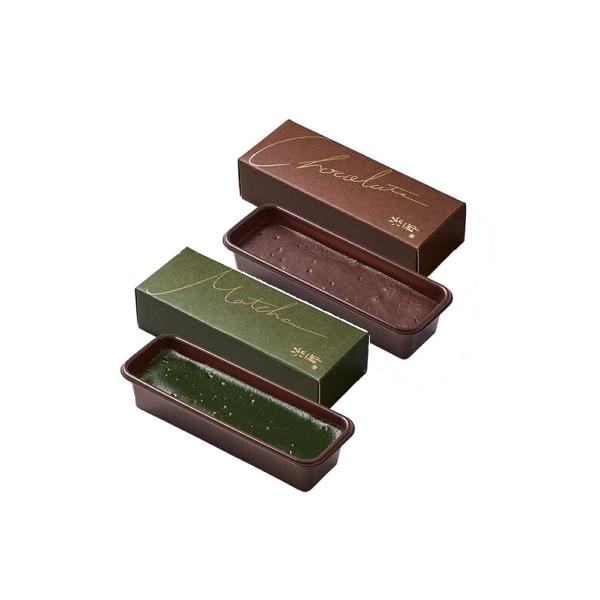 ガトーショコラ厳選された原材料とこだわり抜いた製造方法で、くちどけなめらかなガトーショコラに仕上げました。治一郎こだわりの重厚なショコラの香味をご堪能ください。 2個セット (チョコレート＆抹茶セット)【賞味期限】常温保存で約20日※通常配...