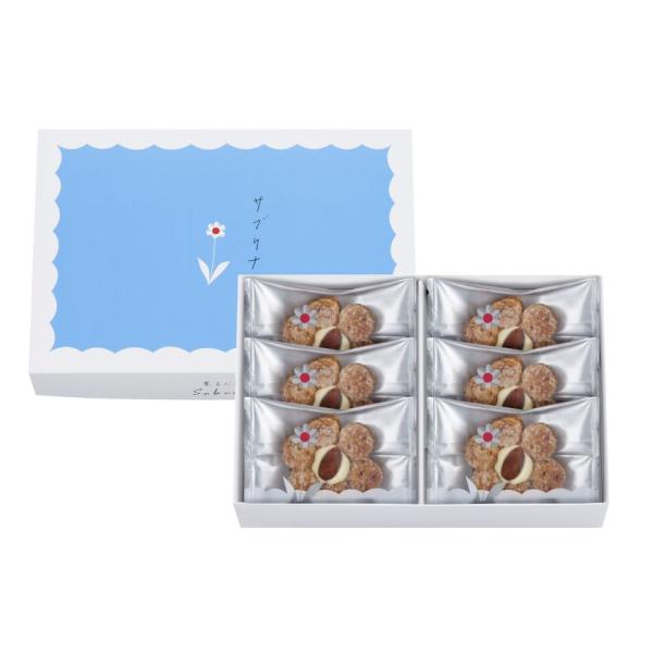 「薫るバター Sabrina」サブリナ（6個入）フランス産発酵バターの香りがしっかりと花開くように 4000層以上も重ねた生地の一枚一枚にバターを折り込み じっくり香ばしく焼き上げたパイ菓子。 サクサクと軽やかにほどけ口いっぱいにバターが薫...