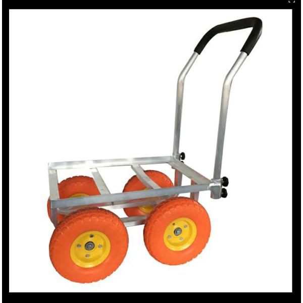 積載荷重80kgのアルミコンテナカー♪55cmx39cm以内のコンテナが載せられます。本体約8kg