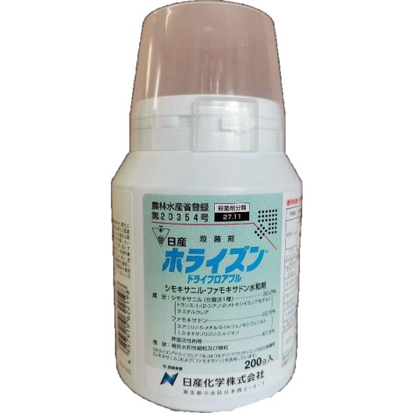 登録番号 20354農薬の種類 シモキサニル・ファモキサドン水和剤農薬の名称 日産ホライズンドライフロアブル用途 殺菌剤剤型 水和剤製剤毒性 普