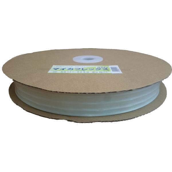 押える面積が大きく、フィルムを傷つけないハウス用バンドです。サイズ：幅45mmx150m