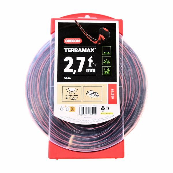 コード外径　2.7ｍｍコード長さ　56ｍ岩場などの過酷な現場で威力を発揮！岩や石との接触に強いナイロンコード。