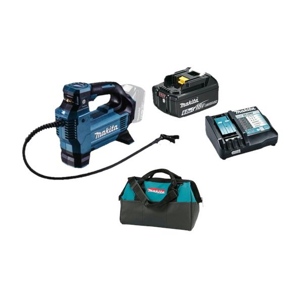 ●セット内容　・MP181DZ 18V充電式空気入れ・バッテリー(BL1860B)1個・充電器(DC18RF)・ツールバック831253-8を組み合わせた当店オリジナルセット品です。※空気入れには化粧箱有り。※バッテリー・充電器には化粧箱・...