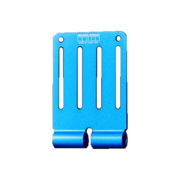 KNICKS ニックス ALU-15L-BL アルミ製ベルトループ Lタイプ/青アルミ総削り出しベルトループ（一部削り出し）■1アルミニウム削り出しタイプ　■アルマイト加工　■超軽量47g◆アルミ番手A6063 6000番系【Al/Mg/S...