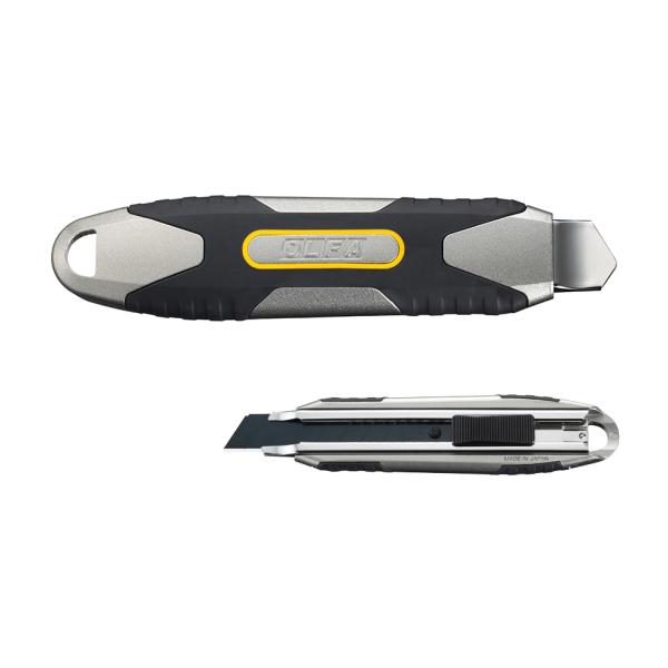 【強靭さを生み出す複層構造】ダブルインジェクション成形のラバーグリップ、アルミダイキャストのボディ、焼き入れ＋クロムメッキ仕上げのステンレスホルダーの複層構造によりボディ強度がアップしています。【アルミダイキャストのボディとロゴプレート】ア...