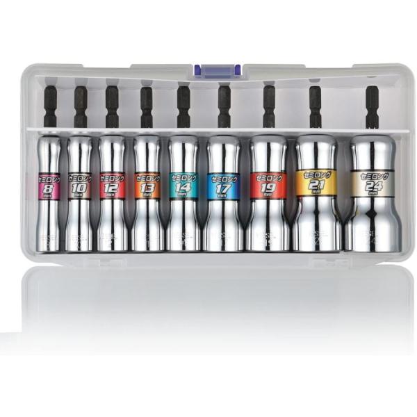 使いやすさと強度を徹底追求●最も汎用性があるセミロングサイズ。●手のひらに馴染む流線型デザインは、ミラー仕上げで防錆力に優れている。●面接触型6角ソケット。■明細(アソート 9本)■個装サイズ(mm)214 x 118 x 45■セット内容...