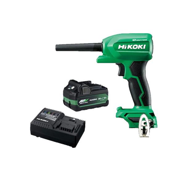 ハイコーキ HiKOKI 日立工機エアダスター 緑 セット■商品内容本体 RA18DA(NN)・バッテリ BSL36A18X×1個・充電器 UC18YSL3※バッテリー・充電器には取扱説明書・化粧箱・収納ケースはつきません。●標準付属のアタ...