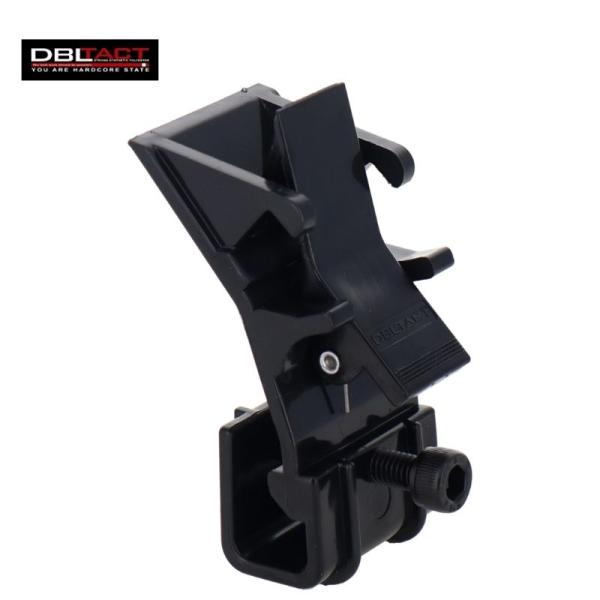 <特長>●大開口ホルダーがペン等をしっかりキャッチし作業中の脱落を防止します。●溝付き・溝なしヘルメット対応●左右取付対応<仕様>●本体サイズ：H80×W35×D38mm●重量：30g材質：ABS樹脂DBLTACT(...