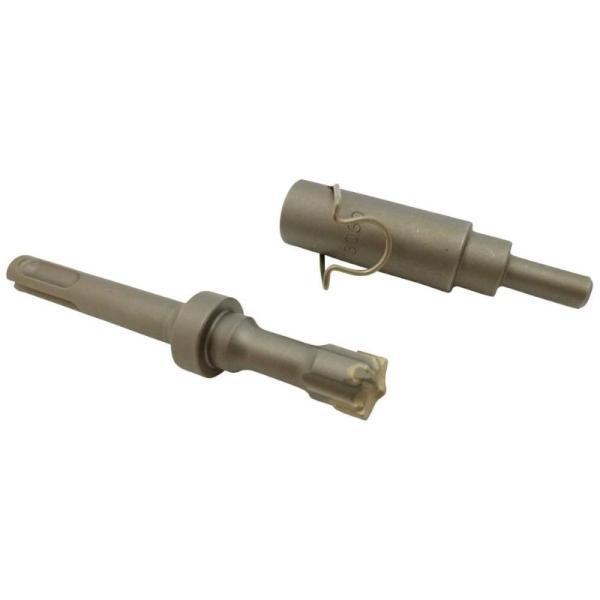 <特徴>●シーティーアンカー専用のストッパー付ドリルと打込みホルダーのセット●4枚刃のストッパー付きドリルで穿孔し、打込みホルダーで打込み！これ1本で穿孔と打込みが可能●Vホルダーを差し込んでロックできるホルダー脱落防止クリップ...