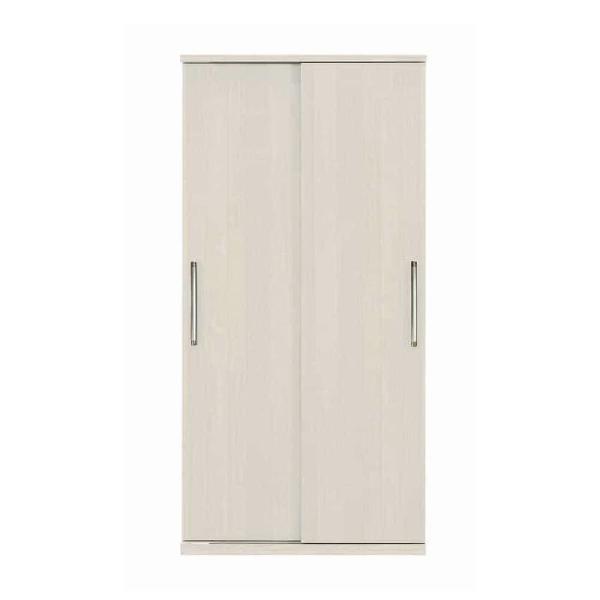 【サイズ】幅90cm ×奥行56cm ×高さ183cm【材質】MDF/強化紙【カラー】ホワイトシンプルなデザインで合わせやすい収納◆開けている時もお部屋のスペースの邪魔ならないスライドドア仕様。場合やスペースがあまり無い部屋等におすすめです...