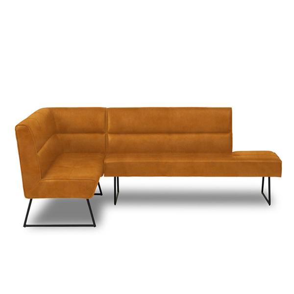 【サイズ】幅229cm×奥行163cm×高さ85cm【材質】レザーテックス、高密度ウレタンフォーム【カラー】5Y)クロムオレンジ◆本格イタリアモダンタイプのLDシリーズ◆表面生地はレザーテックス「プライム」を使用しています　マットで落ち着い...