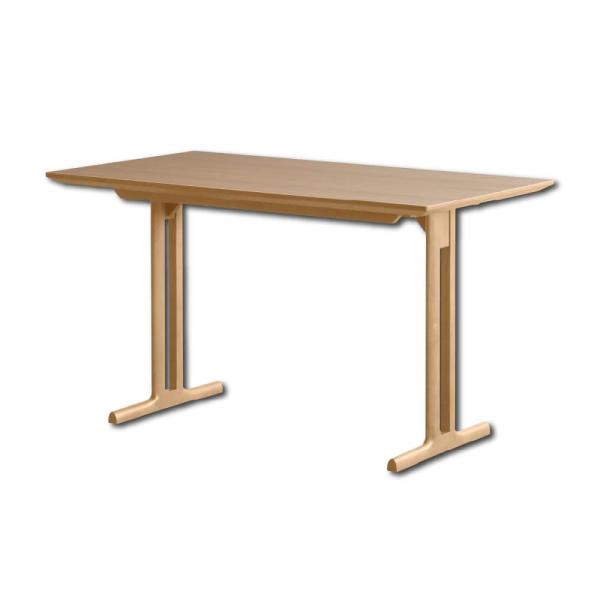 【サイズ】幅120cm ×奥行75cm ×高さ70cm【材質】ホワイトオーク／ラバーウッド【カラー】５Ｙ）ＬＢＲ◆75cmの2人掛けと120cmの4人掛けから選べるコンパクトダイニングシリーズです◆脚はコンパクトながらも離着席しやすいよう2...