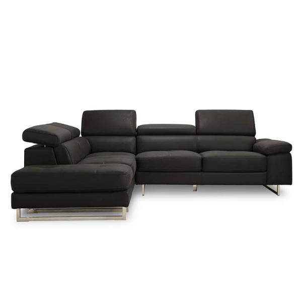 【サイズ】幅273cm ×奥行222cm ×高さ75-93cm【材質】レザーテックス【カラー】ブラック◆「レザーテックス」とは新しい特殊な技術を使いナチュラル革のような表情と、柔らかい感触を実現した『革でも布でもない新素材』です。張地はオイ...