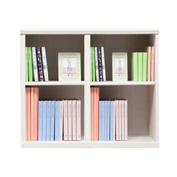 【サイズ】幅90cm ×奥行35cm ×高さ60cm【材質】プリント紙【カラー】ＷＨ◆多目的に組み合わせられる、ユニットタイプの書棚です。◆お部屋のスペースに合わせて、すっきりと設置できるのが魅力。◆天面、側板面、台輪面に木目調素材を使用し...